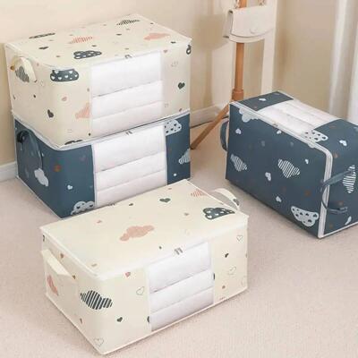 1pc Large/Small Quilt Clothes Storage Bag Moisture Dust Proo