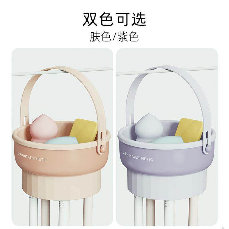 化妆刷清洗碗不伤刷毛硅胶洗晾收纳一器粉扑清洁工具清洗盒