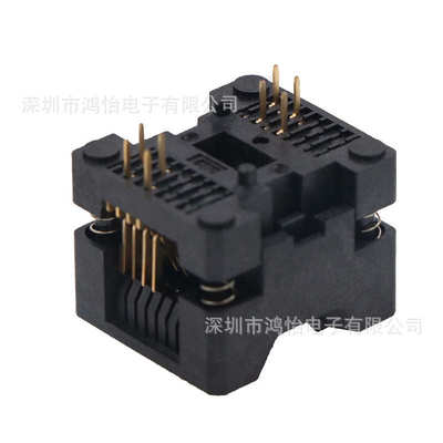 进口Enplas测试座SOP8/OTS-8(16)-1.27-03老化编程座烧录座转接器