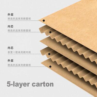 5PCS Moving boxes carton packing paper box cardboard box