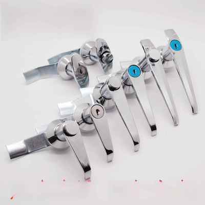 Ms301-3-4-5配电箱铝合金门锁锌合金电控柜电控柜钥匙把手锁箱303