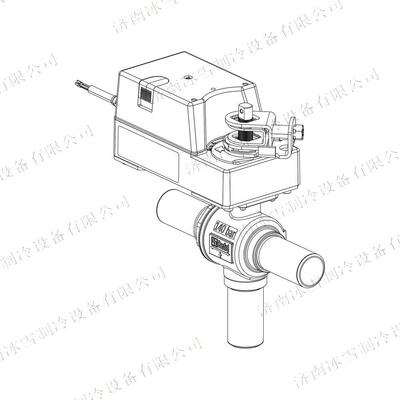 Castel卡士妥三通电动球阀6698EM/M42A2(2),带不锈钢接头
