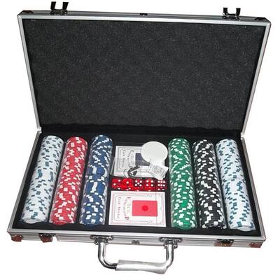Texas Holdem Poker Aluminum Case Set Chips Set Chips