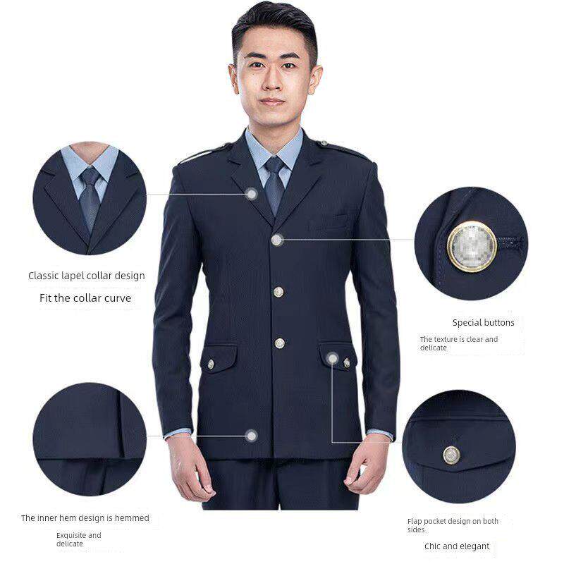 男款新品三粒扣春秋装冬装四粒扣外套上衣工装制服春秋工作服