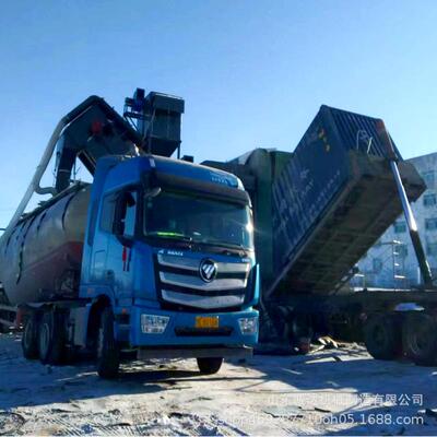 广东建材石灰石粉拆箱倒灰机CD-1000型双除尘式集装箱卸灰机