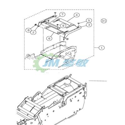 适用 CM402CM602 NPM贴片机飞达配件 88MM压料盖 MTPB008933AA