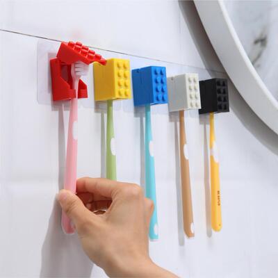 No-Drill Seamless Wall-Mounted Children's Building Block Too