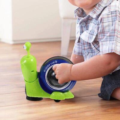 Wagging Nodding Snail Crawling with Lights Baby Toy Gifts