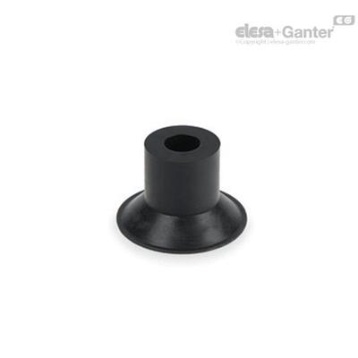 Elesa Ganter伊莉莎冈特 VVA-44 带柄扁平真空吸盘 直径 44mm