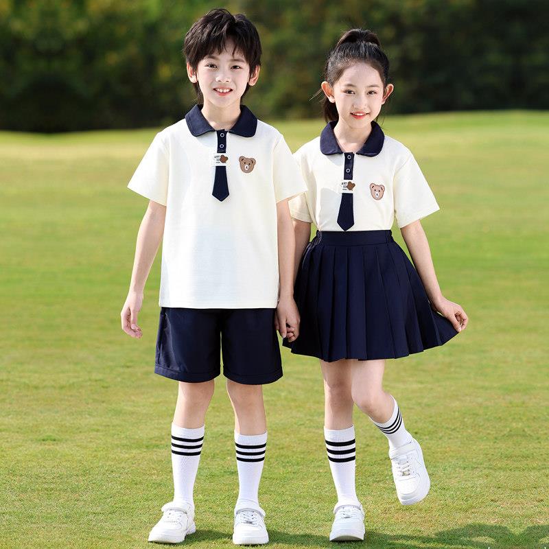 幼儿园园服夏季班服六一合唱表演服运动会毕业演出服装小学生校服