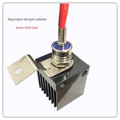 上海椿整螺旋式2CZ ZP5A10A50A100A200A大功率防反硅整流器二极管