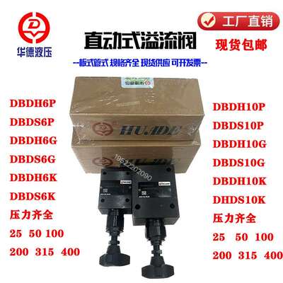 华德液压型直动式溢流阀DBDH6P DBDH10P10B/315调压阀DBDS6插装阀