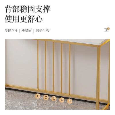 轻奢风玄关桌入户玄关台置物架走廊条案客厅靠墙长条桌子极窄铁艺