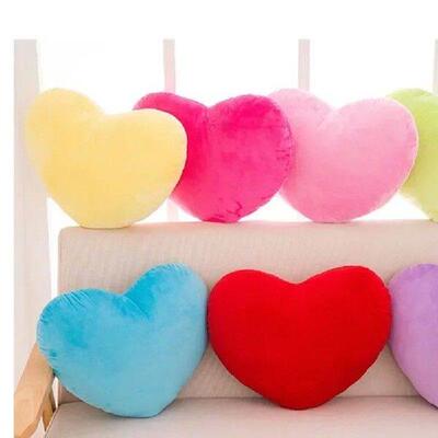 Soft Heart Shape Pillow Lover Decor Pillow Living Room