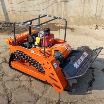 出口美国遥控履带割草机 HTM1200 lawn mower 农场柴油遥控割草机