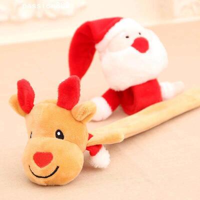 Christmas decorations with patting straps popping rings