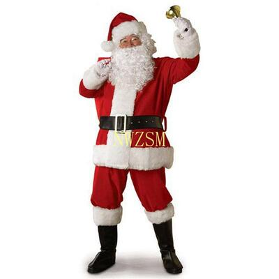 Christmas Santa Claus Costume Cosplay Santa Claus Clothes d