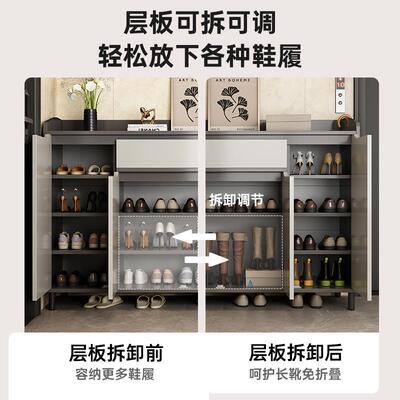 入户玄关柜客厅隔纳断柜中XG0176式收柜205新款超薄一体鞋柜家新2