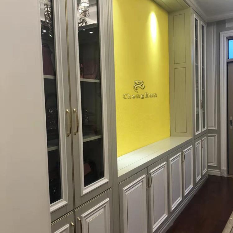 屋定制家具整体全俱实木定衣柜制步入式轻奢卧室YG-009衣帽家间衣
