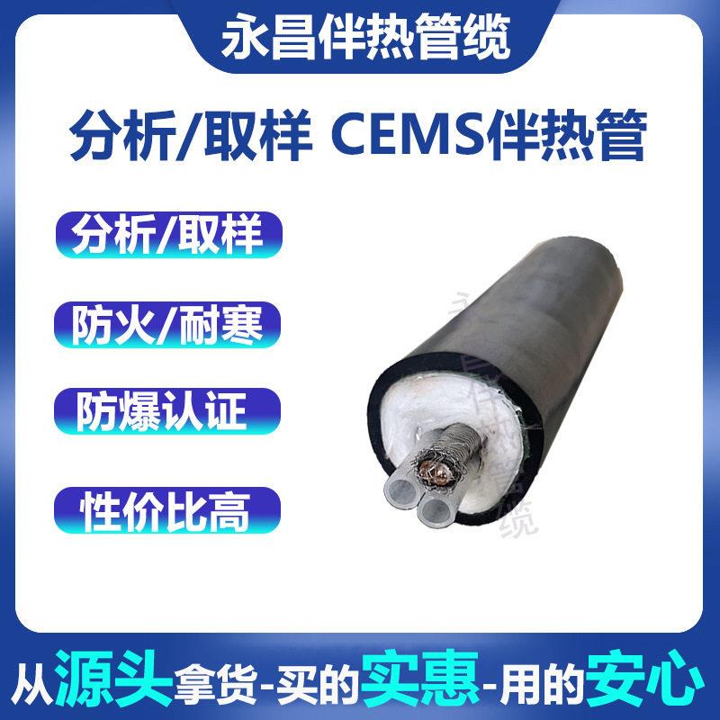 恒功率伴热管线B6WG-Sφ8*烟气设备CE8MS双非标定制芯φ180度加热