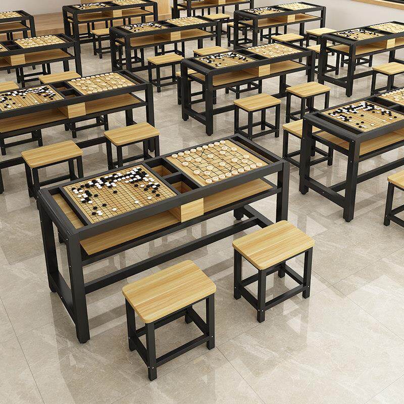 实木象棋桌围棋专用桌椅组合二合一两用家用五子棋多功能棋盘桌子
