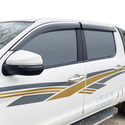 专用于江淮帅铃T8 T6车窗晴雨挡 悍途防雨挡 注塑雨挡条