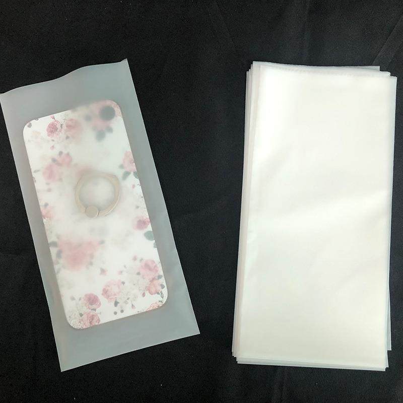 新款直销CPE袋白色平口磨砂袋加厚 数码产品半透明包装袋食品自粘
