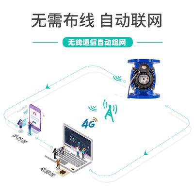 Mbus485大口径4g远传预付费仪表水表远程抄表智能远传