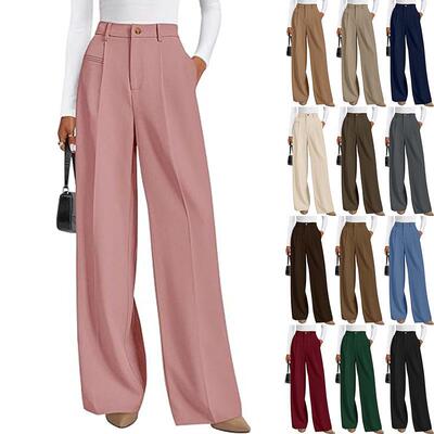 Women‘S Wide Leg Dress Pants Business Casual Flowy Work