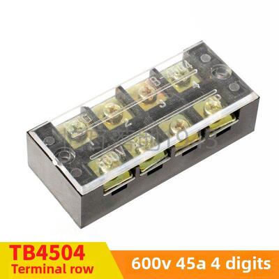 TB 4504 电线连接接线端子排 接线排 连接器 接线条 45A 4P