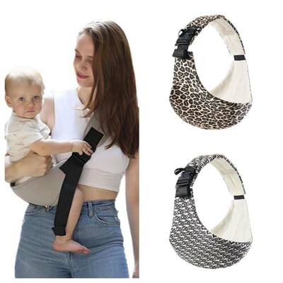 Baby Going Out Safety Carrier Simple Leopard Pattern Portabl