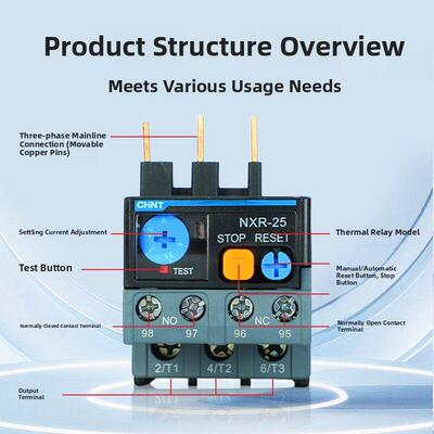 正泰Nxr-25 38 100A与Nxc采用25A昆仑过流保护热继电器过载保护器