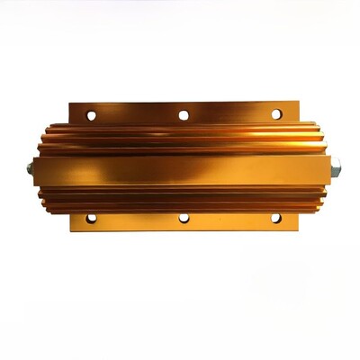Rxg24-300W大功率金铝壳电阻放电预充电阻0.1欧姆2R 3456789负载