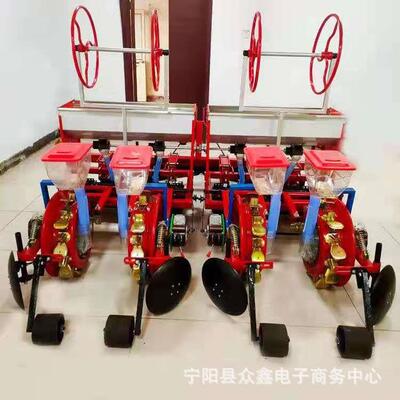 福建家用玉米谷物精播机两垄四行花生点播机种肥同施多行可选
