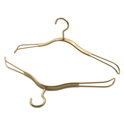 AZA3衣架太空铝合金加粗衣架子加大晾衣架加宽衣撑不锈钢无痕衣挂