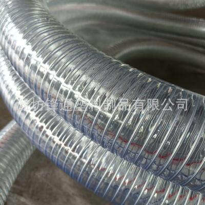 现LX61内货径透60螺旋钢管 加丝厚抗压吸污排水抽粮明强软管