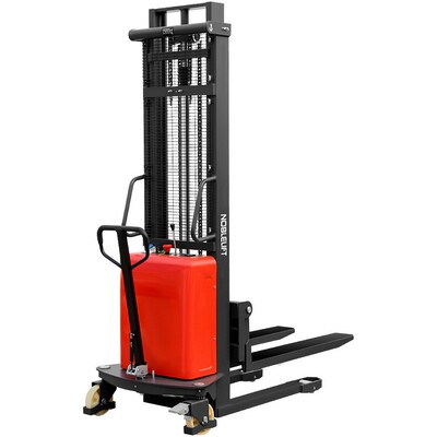 湖南叉车SPN15X托盘堆垛车半电动堆高半自动叉车