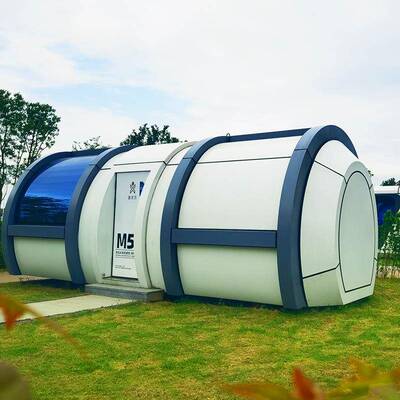 金属小房子 网红户外移动微型住宿小屋 露营地亲子主题太空舱房