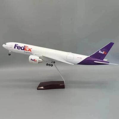 47CM联邦航空货机1:157 B777 Fedex合金飞机模型b777仿真航模