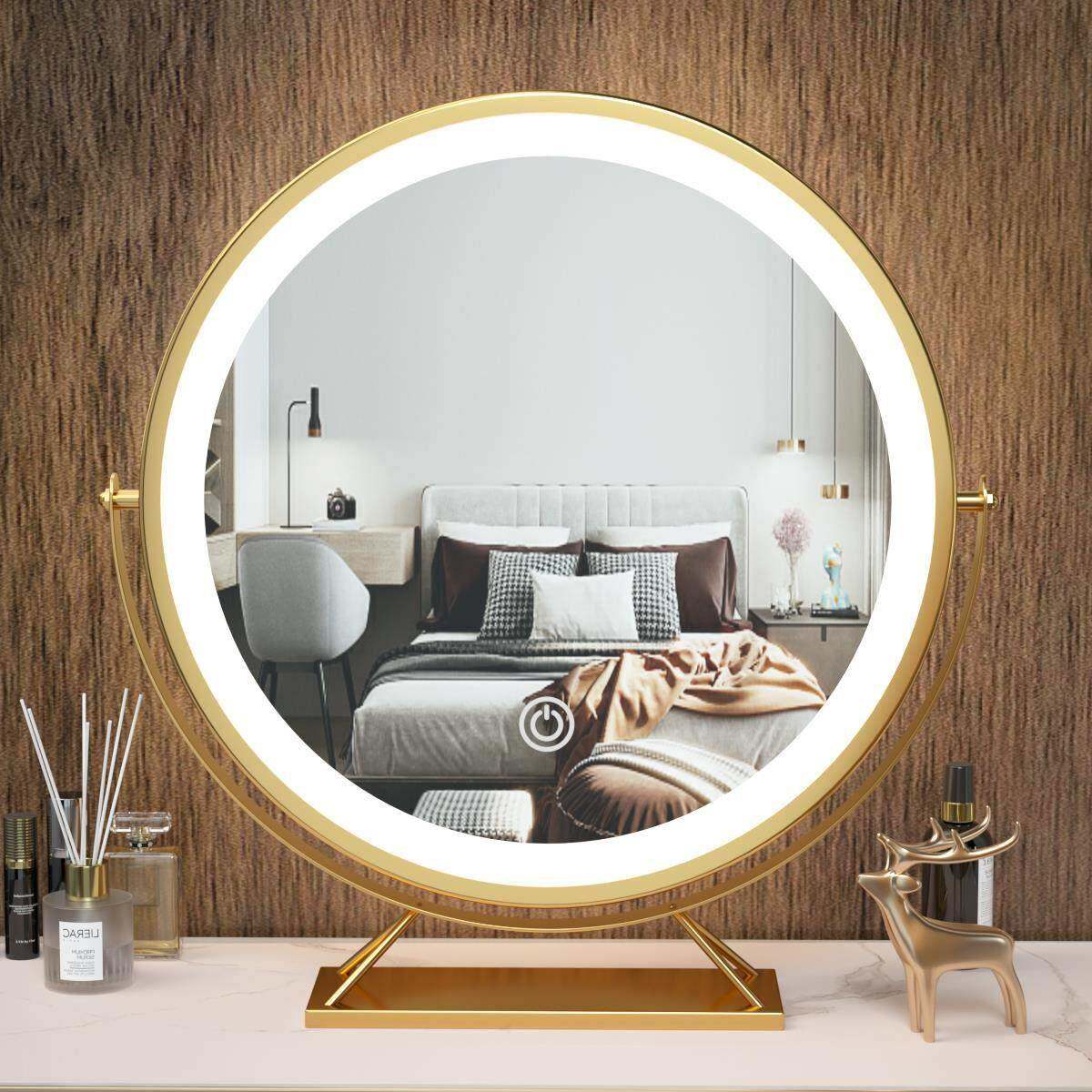 Makeup mirror with light LED mirror化妆镜带灯智能化妆镜LED台