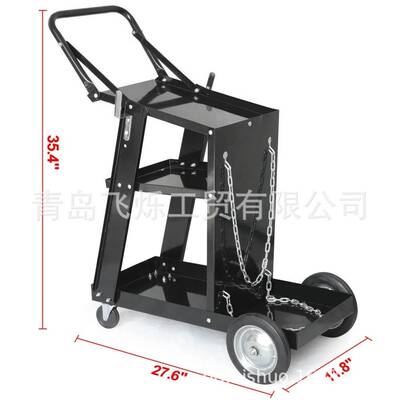 厂家销售可OAI承 重80kg 三层收纳可工转向动移四轮焊接具车