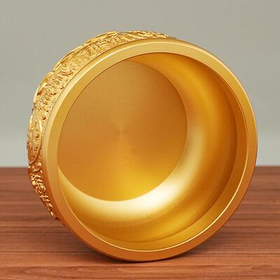 宝盆摆件聚聚财黄百方福米缸铜家用XBS存钱罐八来财店铺开业礼品