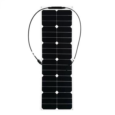 太阳能sunpower电池柔性板40w车顶太阳能板可弯曲太阳能光伏组件