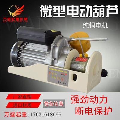 微型电动电动葫芦装修家用小吊机起重机PA200-PA1000厂家现货