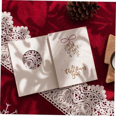 Happy Christmas Greeting Card Festival Wishing Card