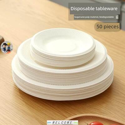Super Rigid Extra Strong Disposable Party Paper Plates Biode