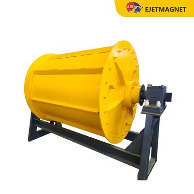 密封干式磁选机磁滚筒金属废料除铁防尘防水延长设备寿命