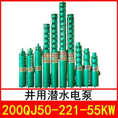 200QJ50-221/17井用潜水电泵深井泵QJR热水泵立式多级泵