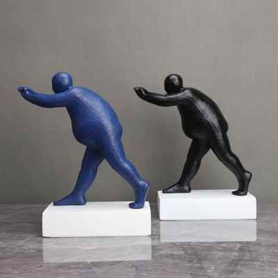 新中柜式HQQ树脂手人样拍板厅房电视卧室书房客餐厅桌面家居饰品