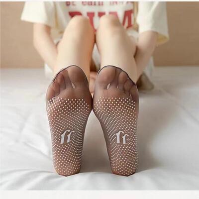 【10双装袜VIO】防硅胶天防滑夏女超薄款袜子水晶春夏季袜子滑夏